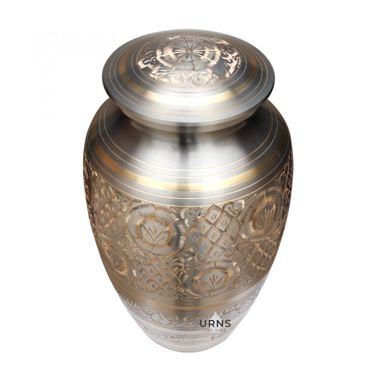 Vintage Golden Cremation Urn for Ashes Urn for Sale - Urns for Sale